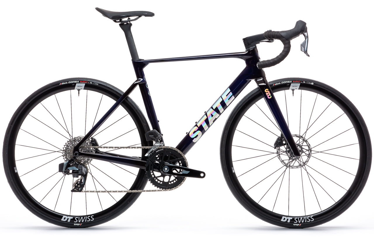 Carbon Road – Midnight Blue - SRAM Rival AXS 2x | State Bicycle Co.