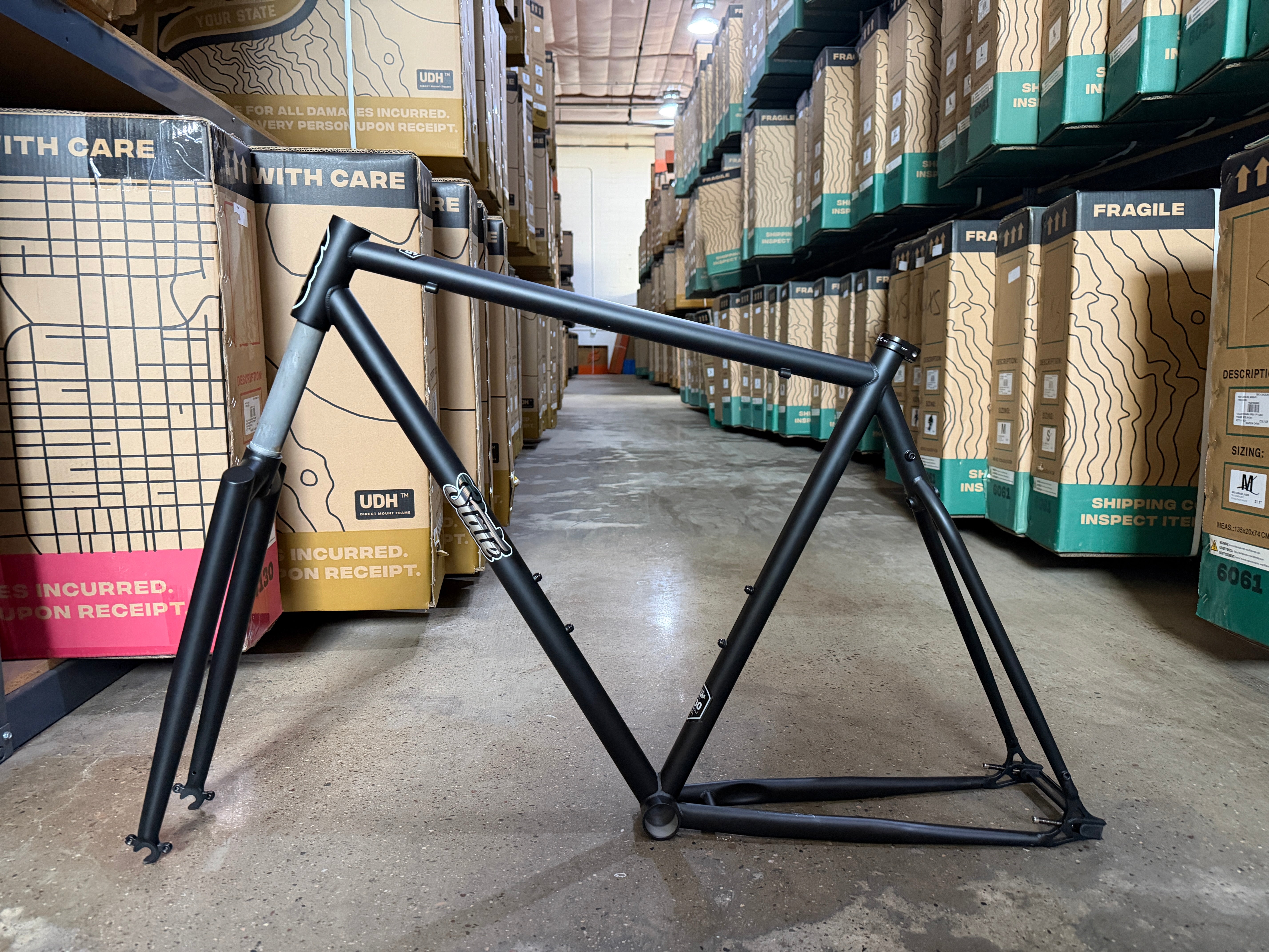 #1452 – 4130 Fixed-Gear / Single Speed Frameset | MB/Mirror (Size 55cm ...