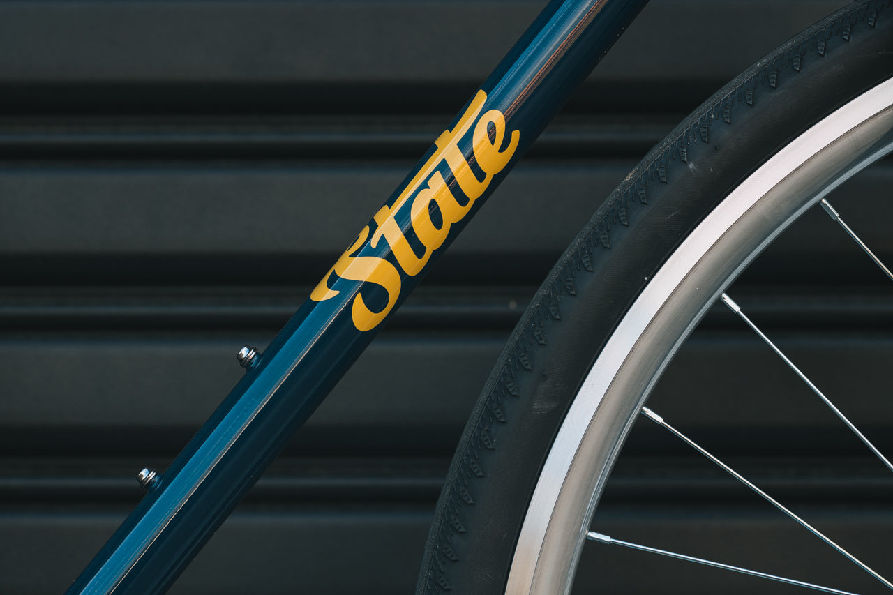 4130 - Navy / Gold – (Fixed Gear / Single-Speed) | State Bicycle Co.